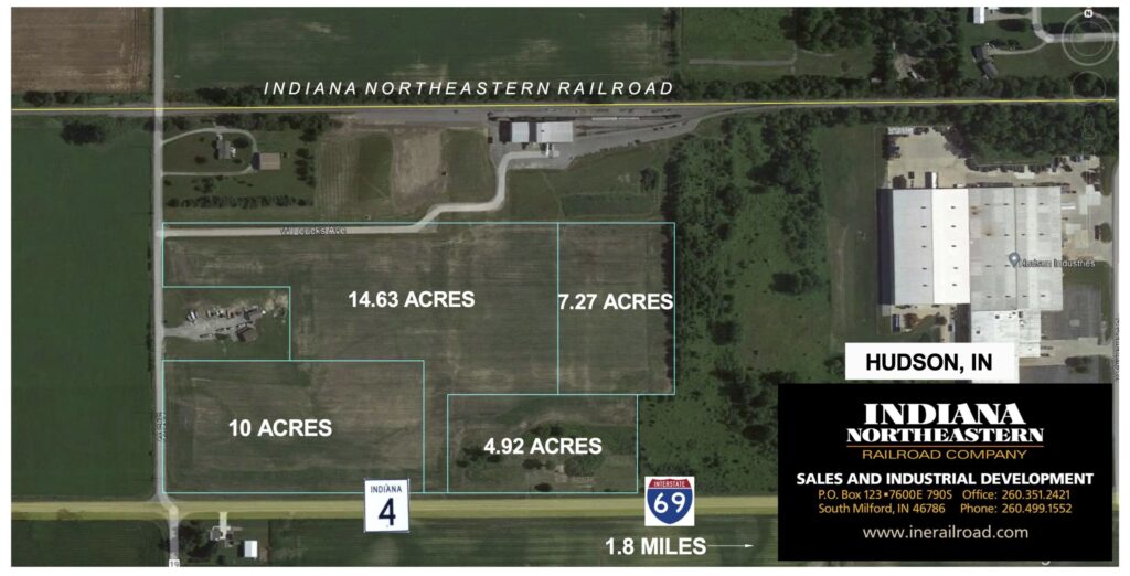 Rail Served Real Estate in Michigan, Indiana, and Ohio